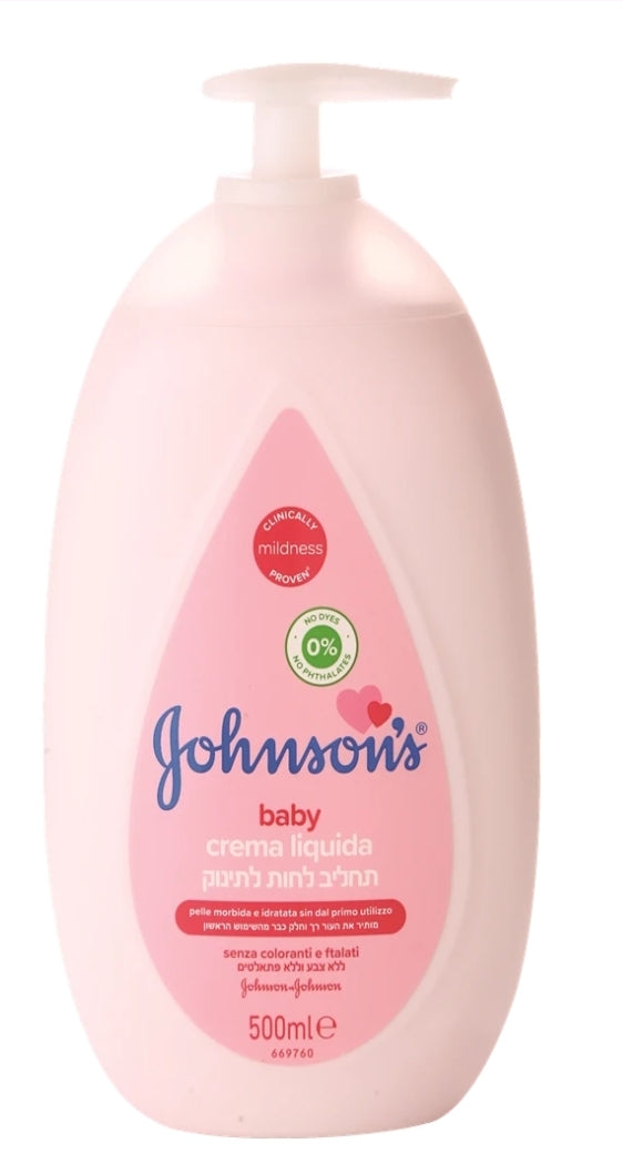 Johnsons Baby Liquid Cream – Shoppy Supermarket Israel