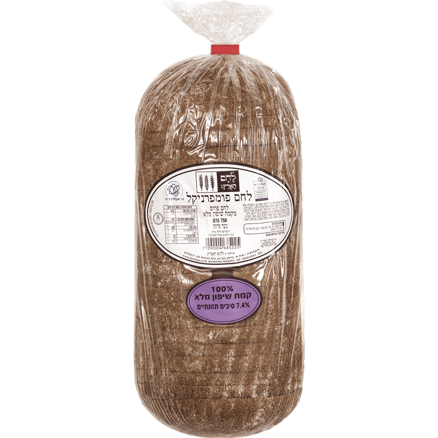 Lehem Haaretz Pumpernickel Sliced Bread – Shoppy Supermarket Israel