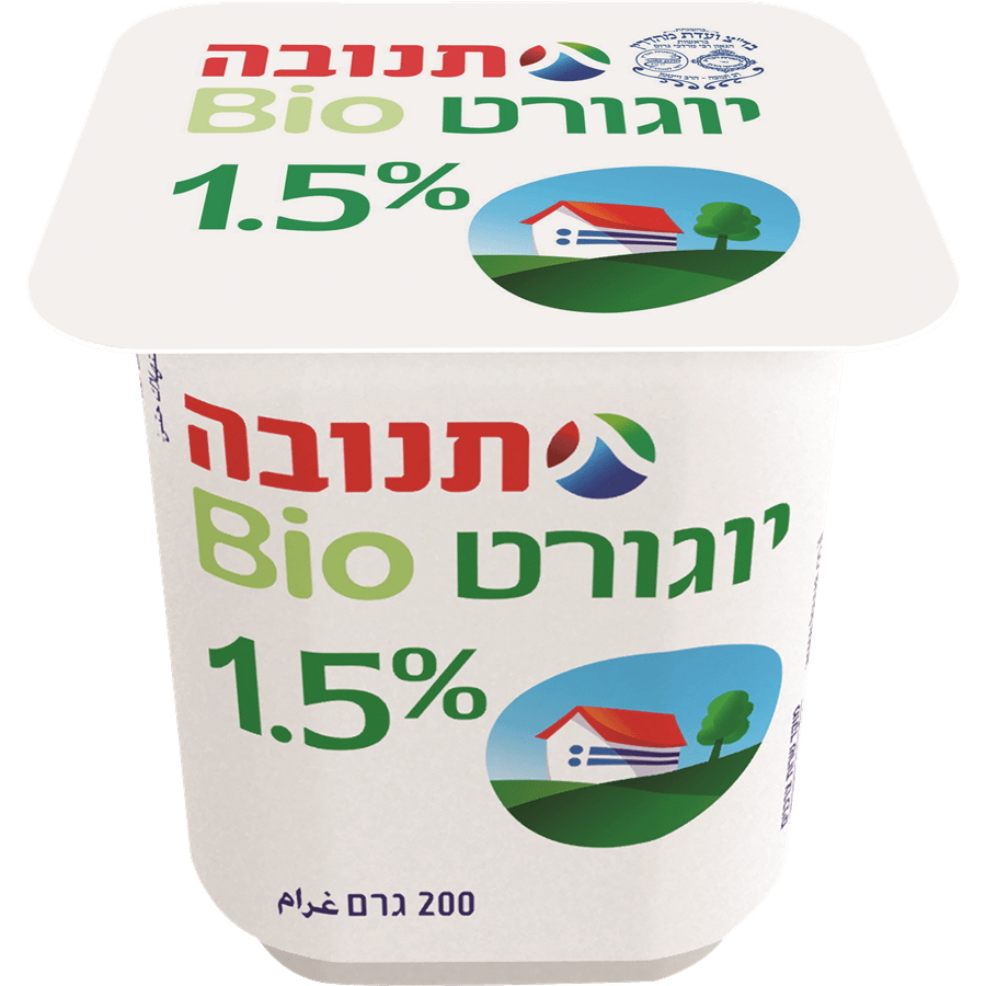 Tnuva Plain Bio Yogurt 1.5% - 8 pack – Shoppy Supermarket Israel